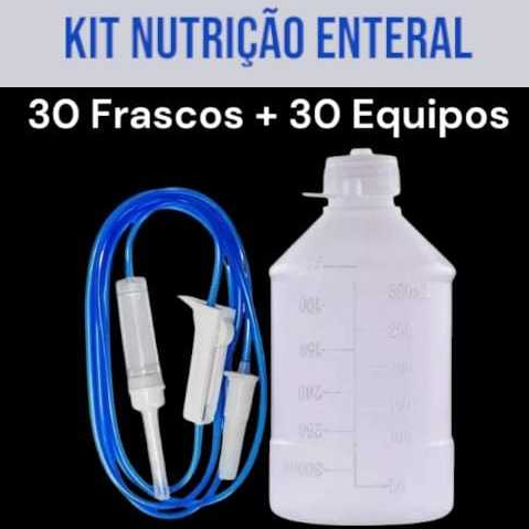 Kit Nutrição Enteral: 30 Frascos 300ml + 30 Equipos (MARCAS: NUTRI ...