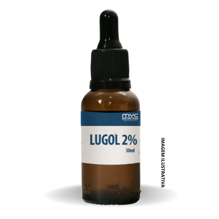 Solução de Lugol 2% 30ml- Iodo Inorgânico- Com Vidro Conta Gotas ...