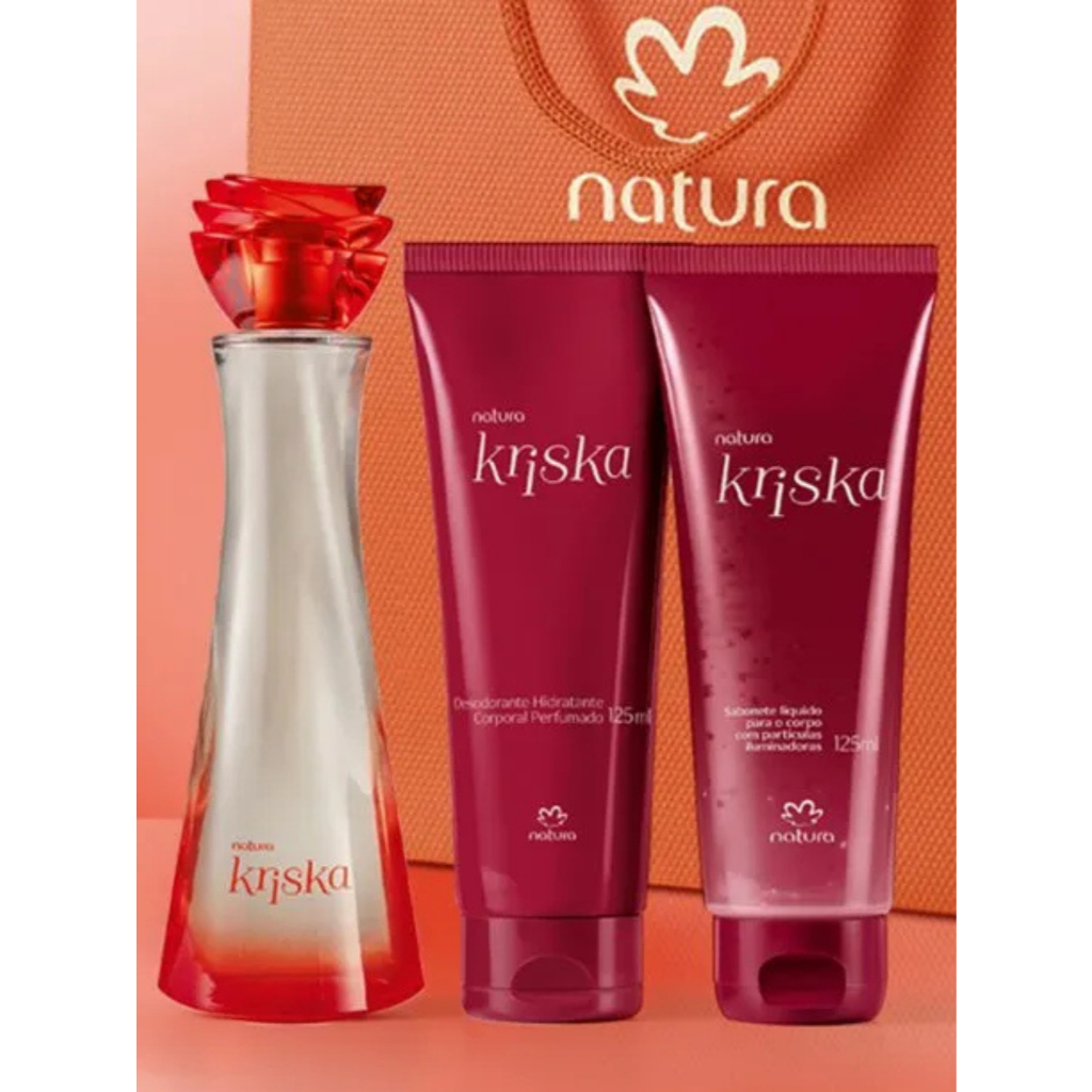Kit Presente Kriska Feminino Natura | Shopee Brasil
