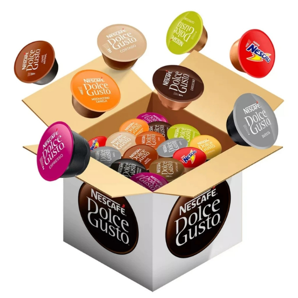 Kit 30 Unidades Cápsulas Nescafé Dolce Gusto Sabores Sortidos | Shopee ...