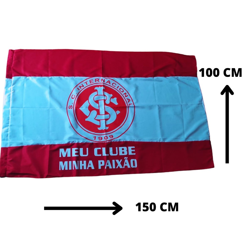 Bandeira Do INTERNACIONAL- Grande 1,00x1,50 cm Pronta Entrega torcida ...