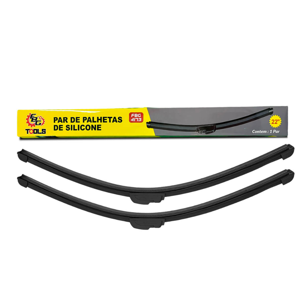 Par de Palheta para Veiculos Silicone 22 Polegadas | Shopee Brasil