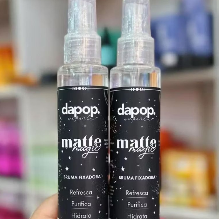 Bruma Facial Fixadora Matte Magic DAPOP 120ml – Primer e Fixador de Maquiagem com Efeito Matte ...
