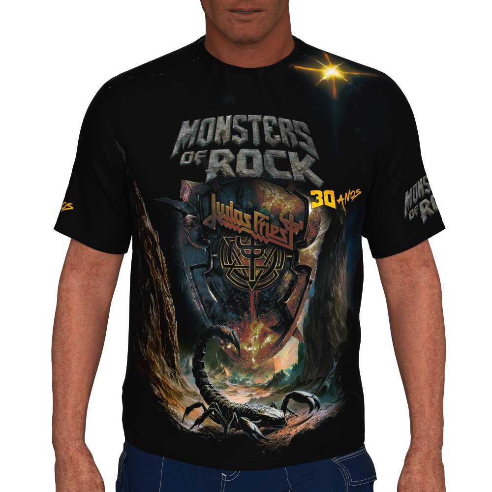 Camiseta Premium Monsters of Rock Blusa Festival 30 Anos Camisa ...