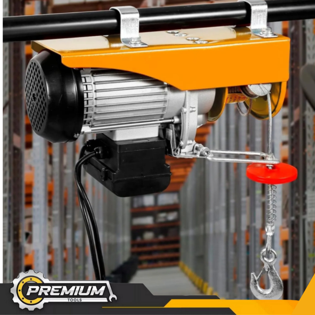 Talha Elétrica 400/800 kg com Freio Automático - Eficiência e Segurança ...