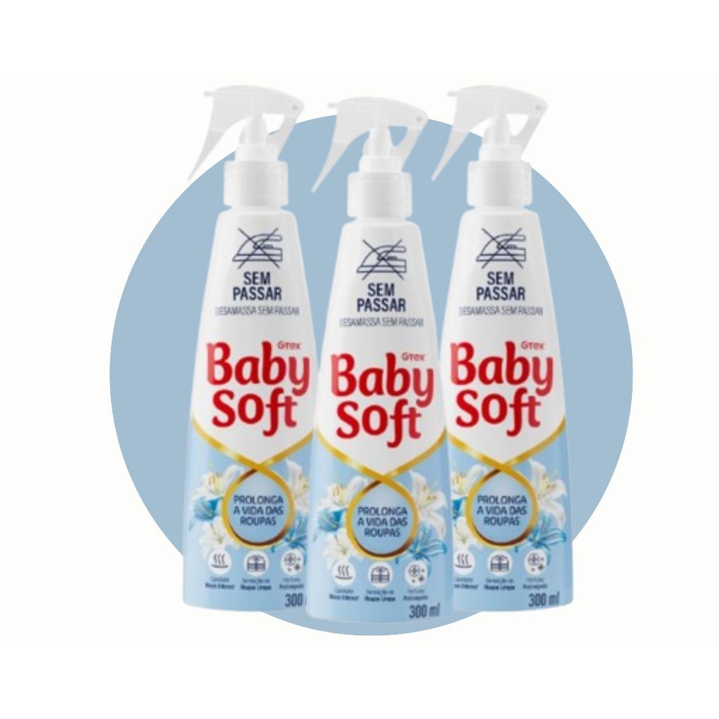 Kit 3 Sem Passar Baby Soft 300ml | Shopee Brasil