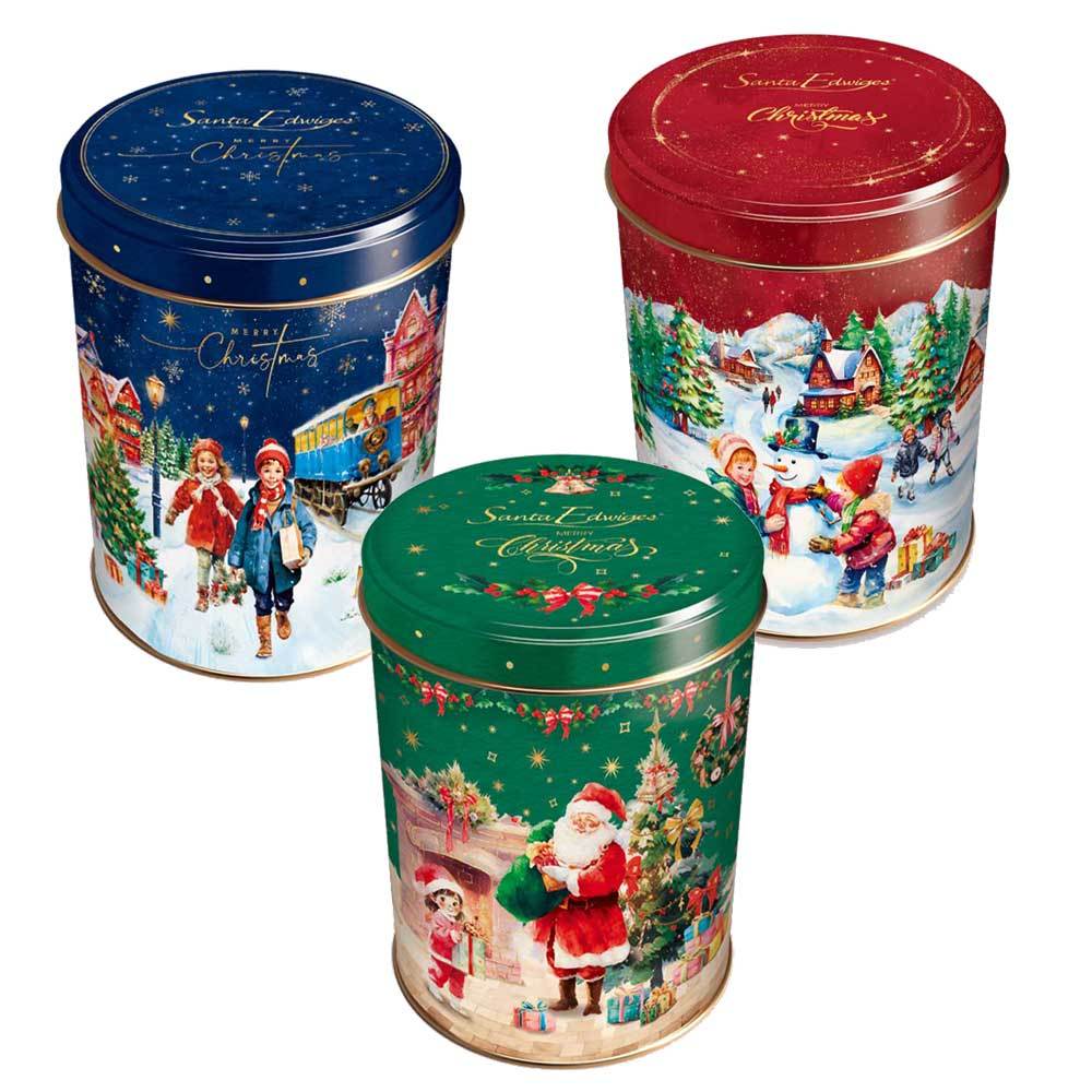 Lata Natal Biscoito Butter Cookies 100g Santa Edwiges - Escolha a Cor ...