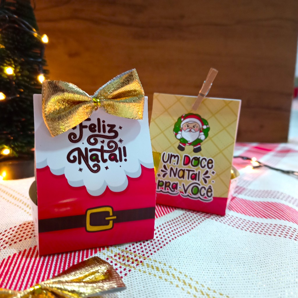 10/20/30 Caixinhas de Natal para 01 Bombom - Mimo Corporativo - cliente ...