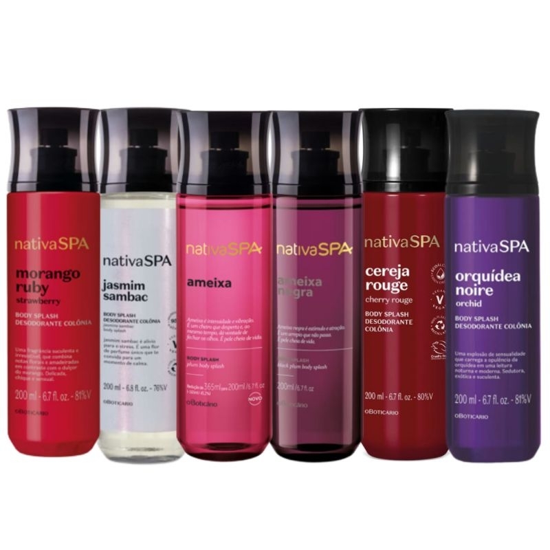Body Splash Nativa SPA O Boticário 200ml | Shopee Brasil