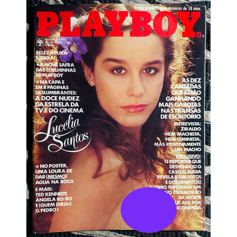 Revista Playboy 80 Lucélia Santos Gigi Gangel Coelhinhas | Shopee Brasil