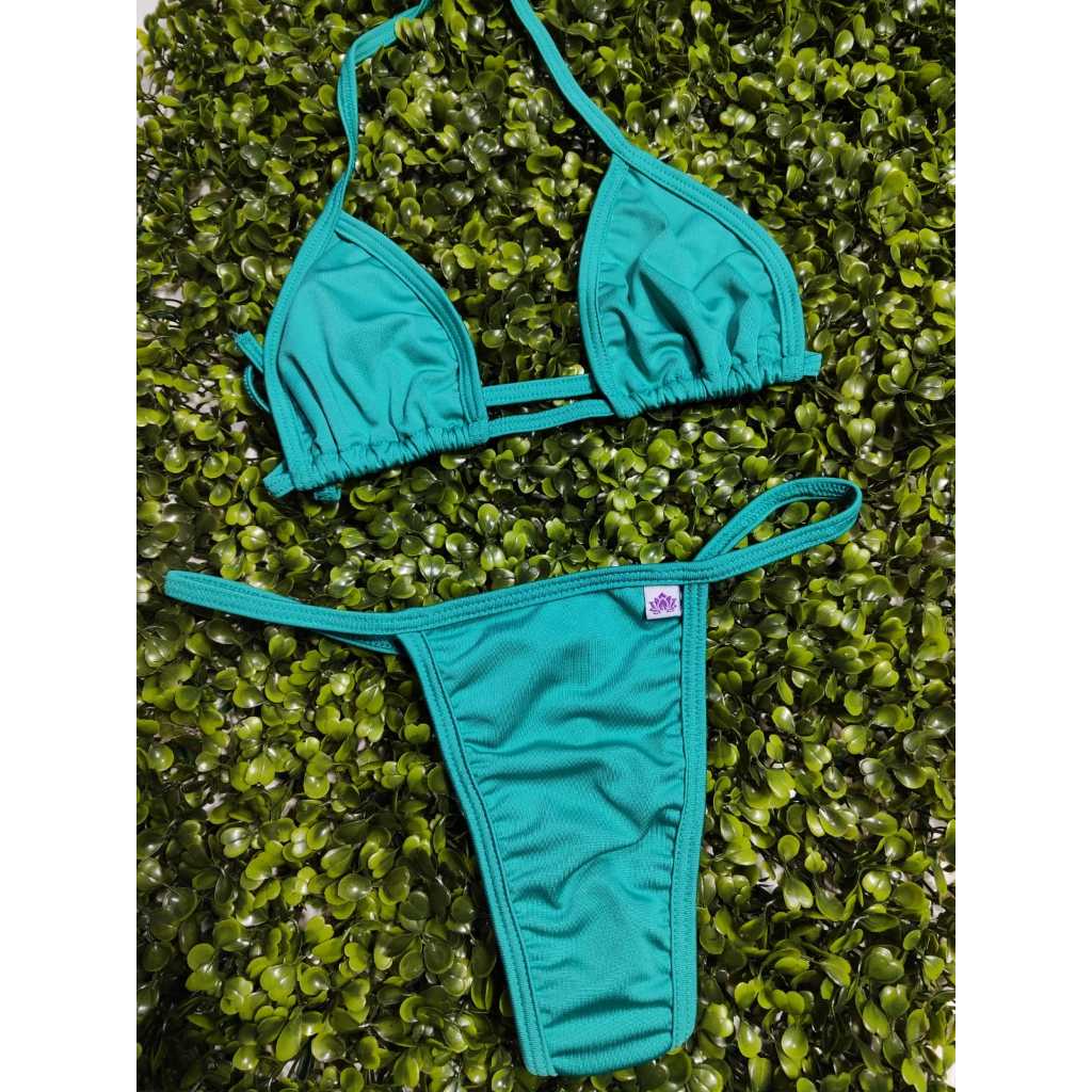 Biquinis Feminino Marquinha Juliete Imita Fita Bronze Fio Dental VerÃo