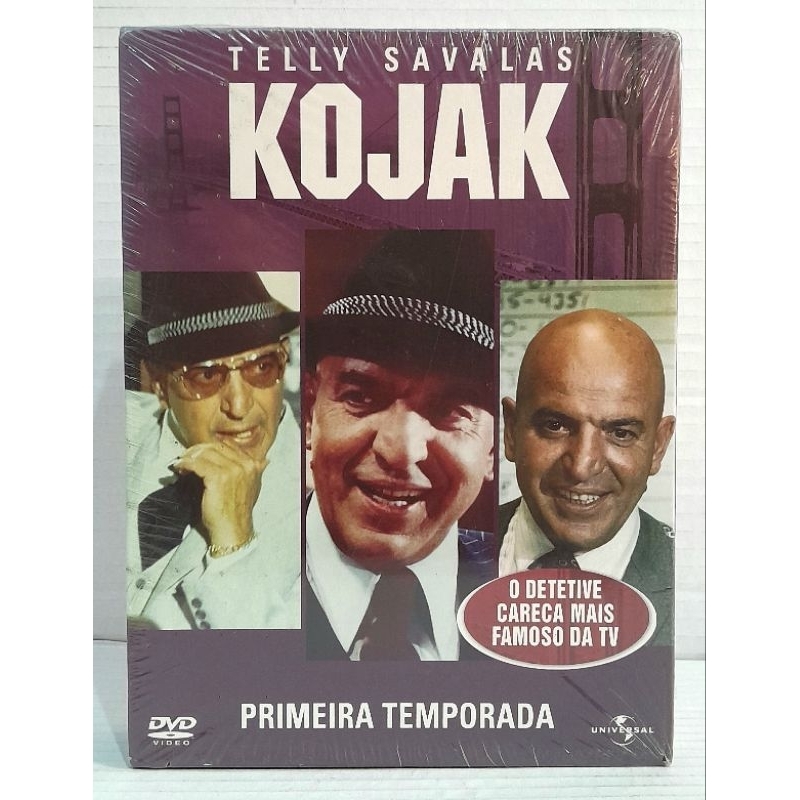 Dvd Kojak - Telly Savalas - 1ª Temporada - Box C/ 6 Discos (Novo/Original/Lacrado) | Shopee Brasil