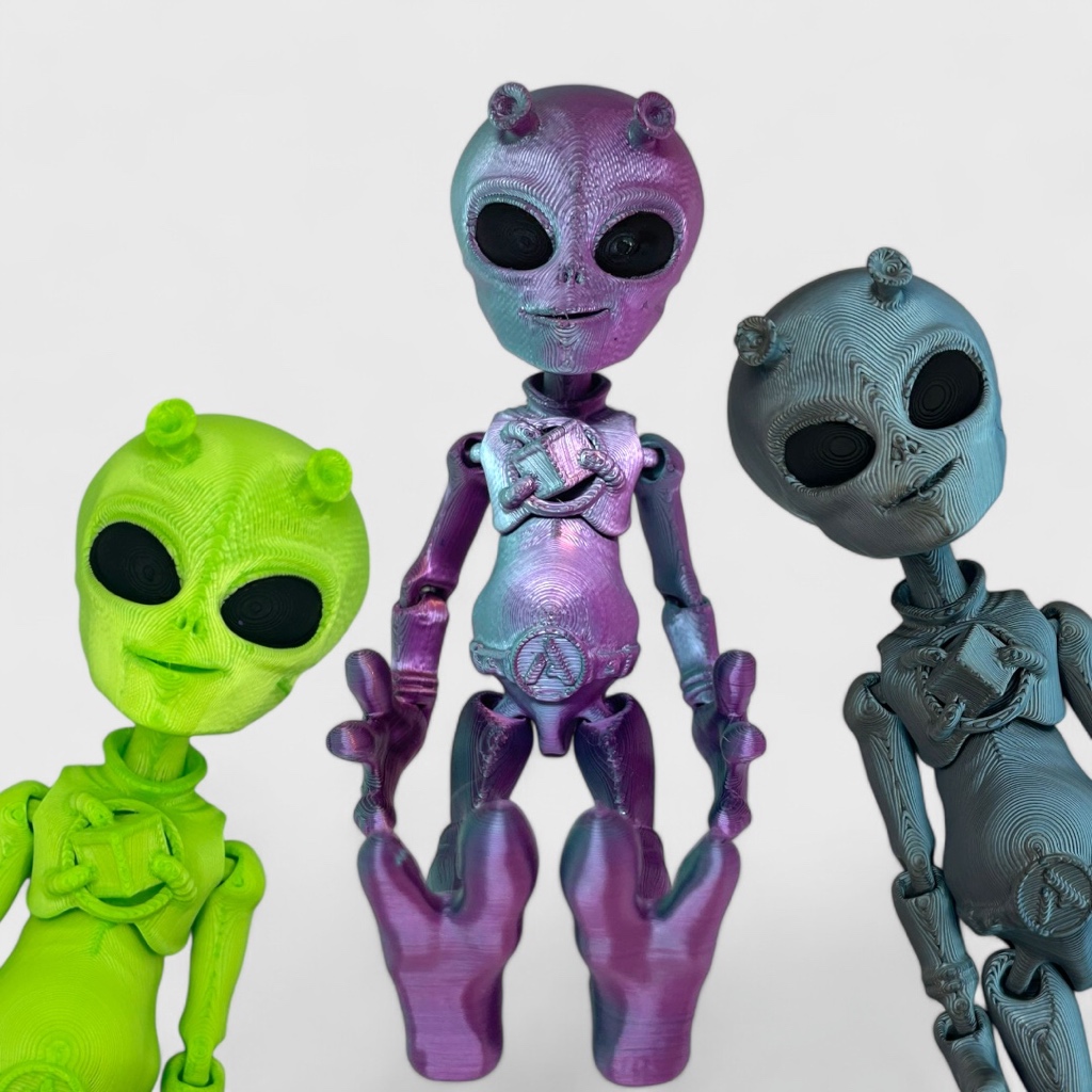 Boneco ET Alien Articulado Brinquedo Alienígena Fidget Toy Sensorial Presente Criativo | Shopee ...