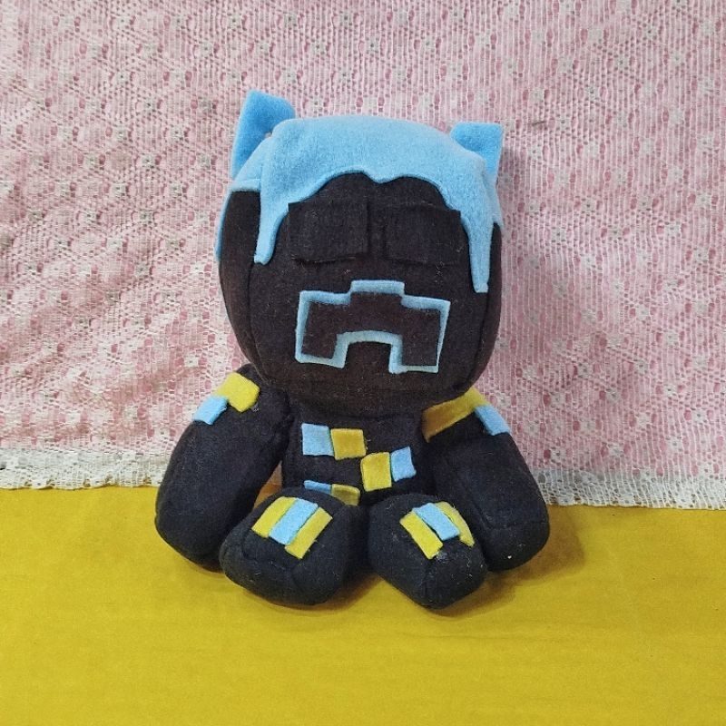 Mojang Minecraft Warden Plush Pelúcia Fanmade | Shopee Brasil