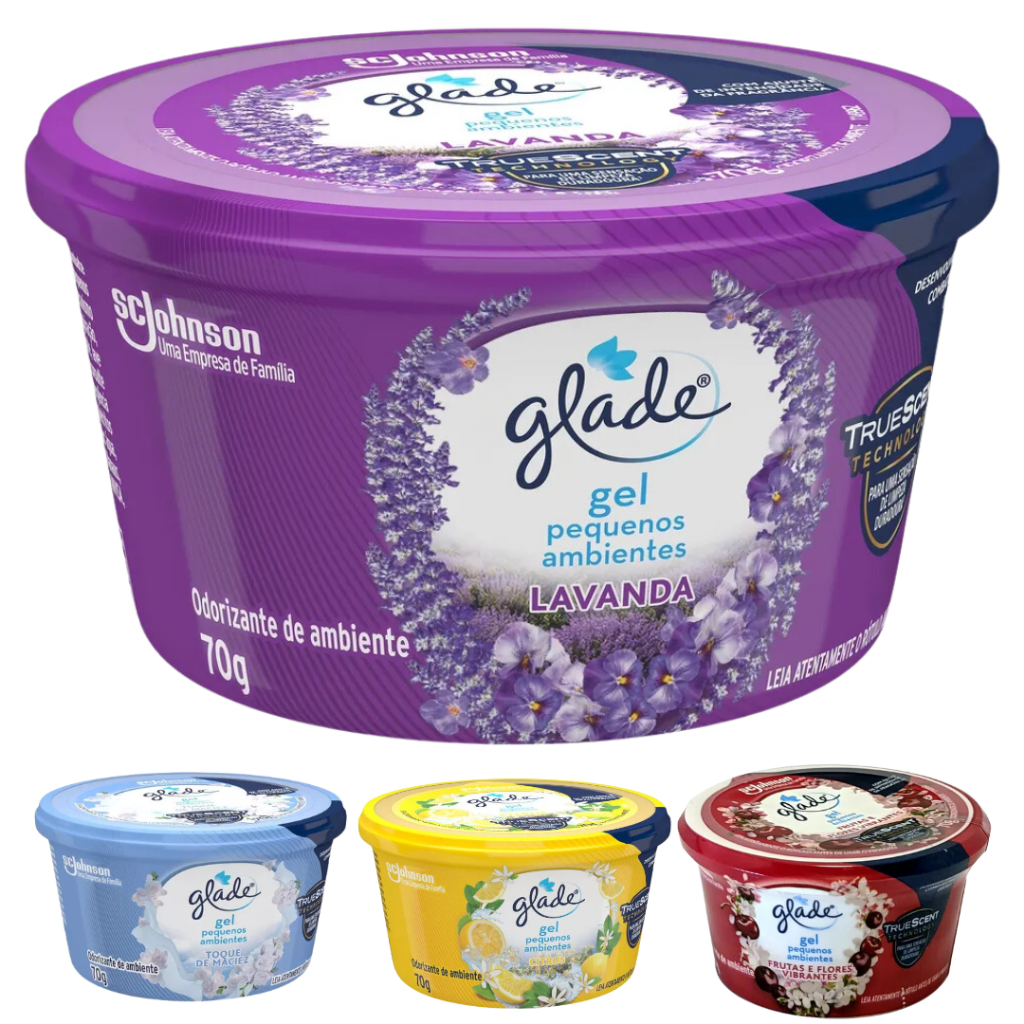 Glade Gel 70g Aromatizante Duradouro para Todos os Ambientes | Shopee ...