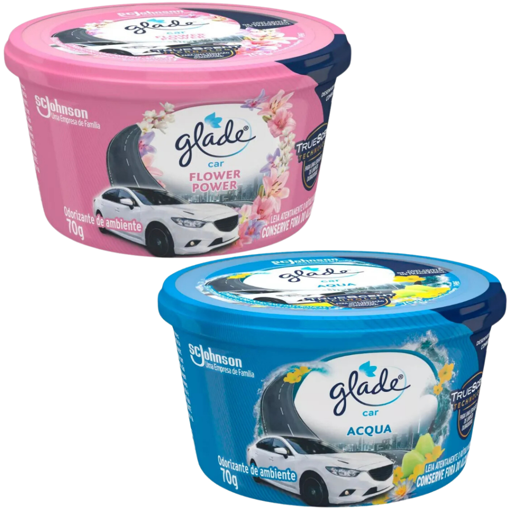 Glade Gel Aromatizante Acqua e Flower Power Aromatizante Sempre Fresco ...