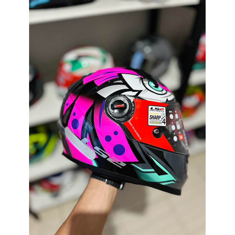 Capacetes LS2 Tribal Rosa / 54 | Shopee Brasil