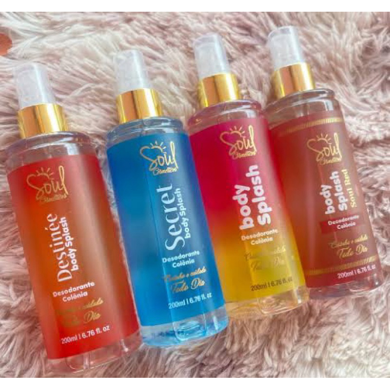 Perfume Body Splash Soul fragrâncias | Shopee Brasil