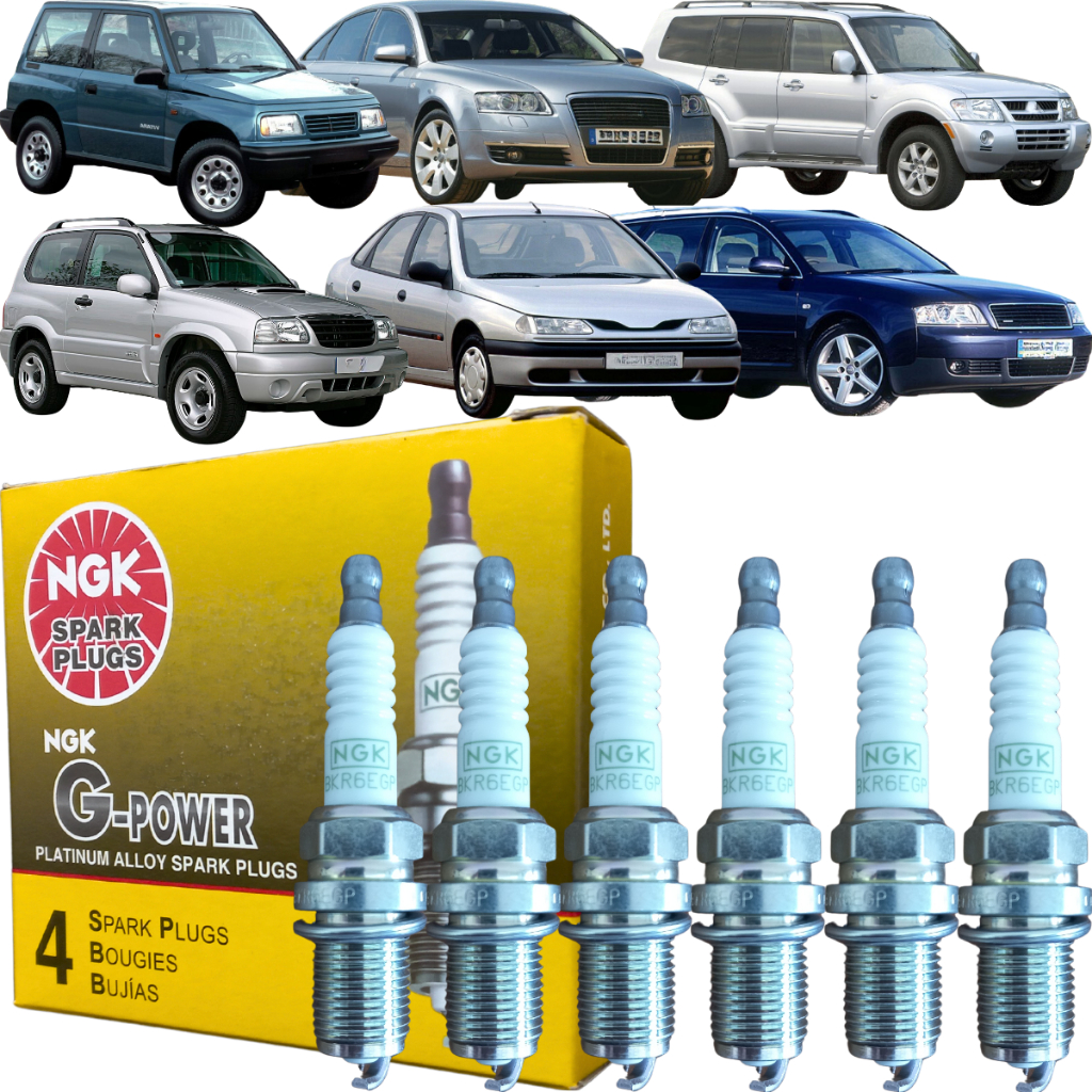 Jogo de Velas Original NGK A4 Xantia L200 Pajero 406 Vitara | Shopee Brasil