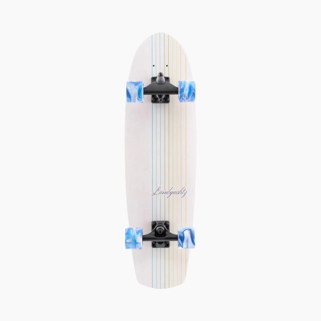 Skate Simulador de Surf Landyachtz Butter White Lines - Envio Imediato ...