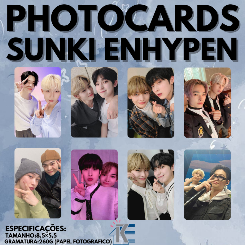 Kit Photocards Sunki Enhypen Kpop | Shopee Brasil