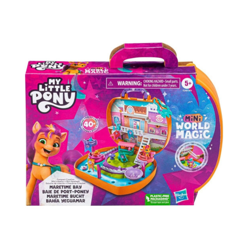 My Little Pony Mini World Magic Conjunto Bahía Yeguamar (Laranja) - Hasbro F5248 | Shopee Brasil