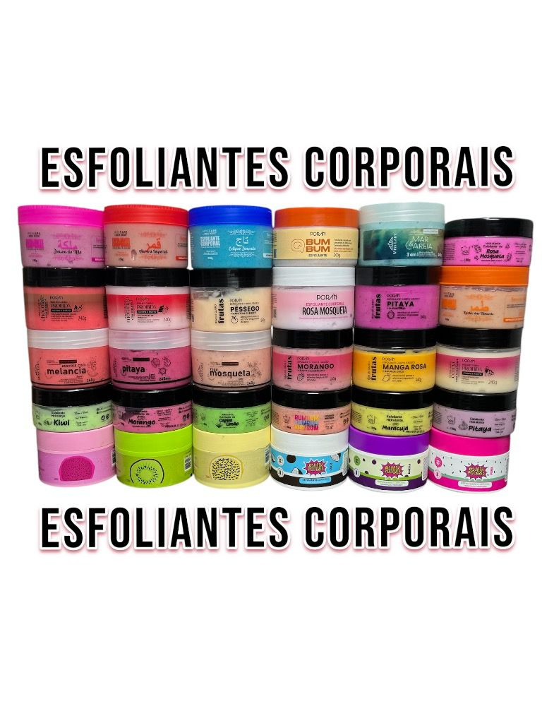 Esfoliante Corporal Corpo E Rosto Labotrat Porán Phallebeauty MiaMake Miss Lary Soul Miss Rose ...
