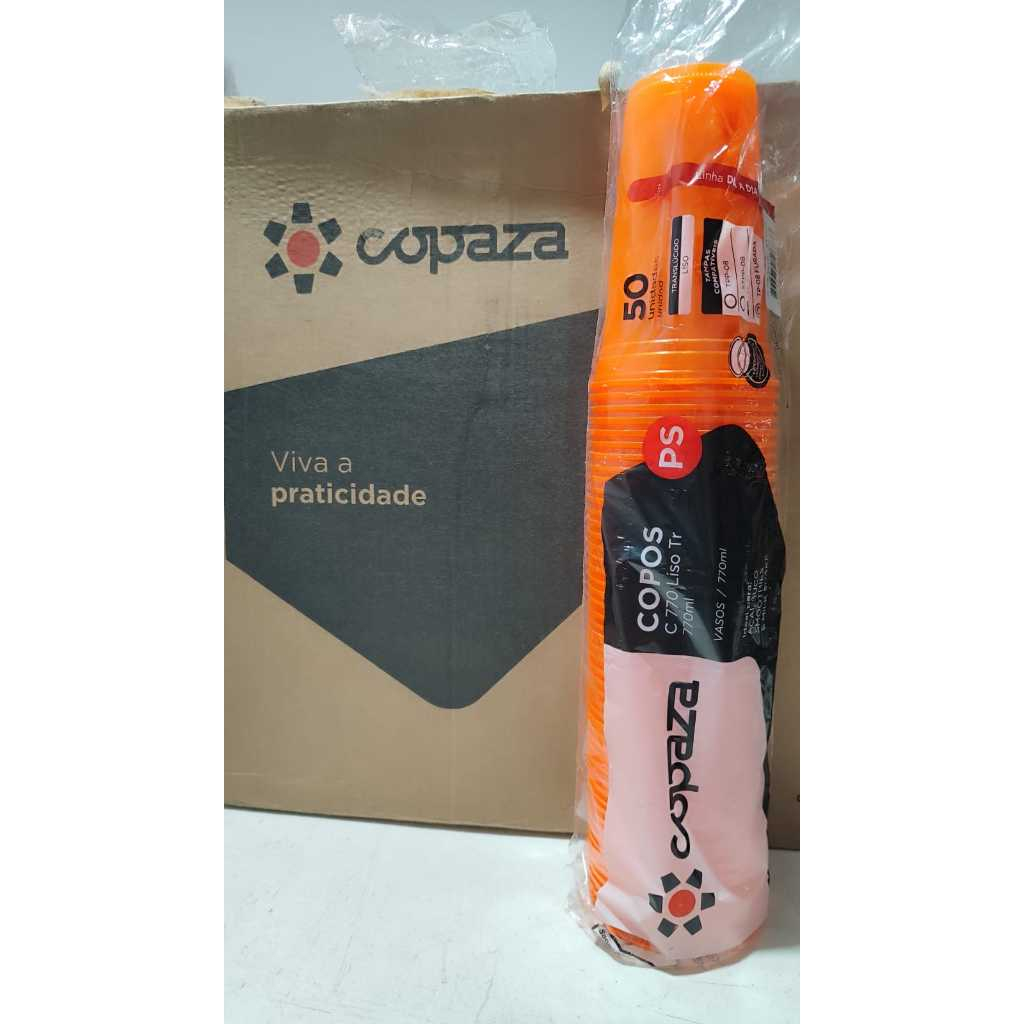 50 Copos Neon Festa Balada Descartavel 770 ml Copaza | Shopee Brasil