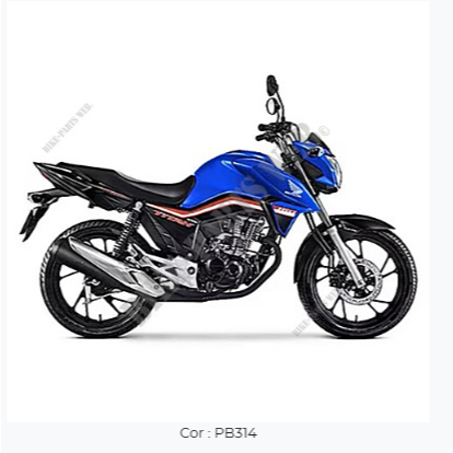 Tinta automotiva base poliester azul twister perolizado HONDA MOTOS ...
