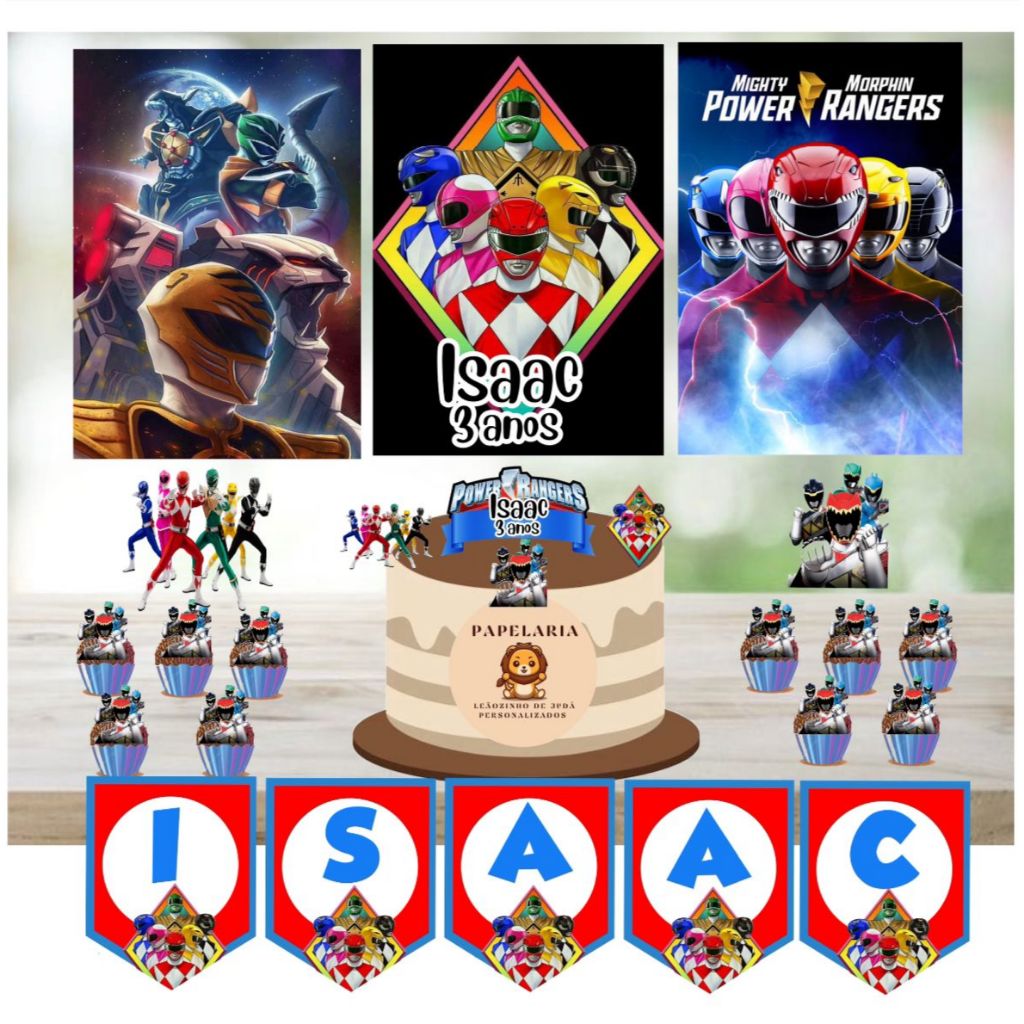 Kit Festa Power Rangers | Shopee Brasil