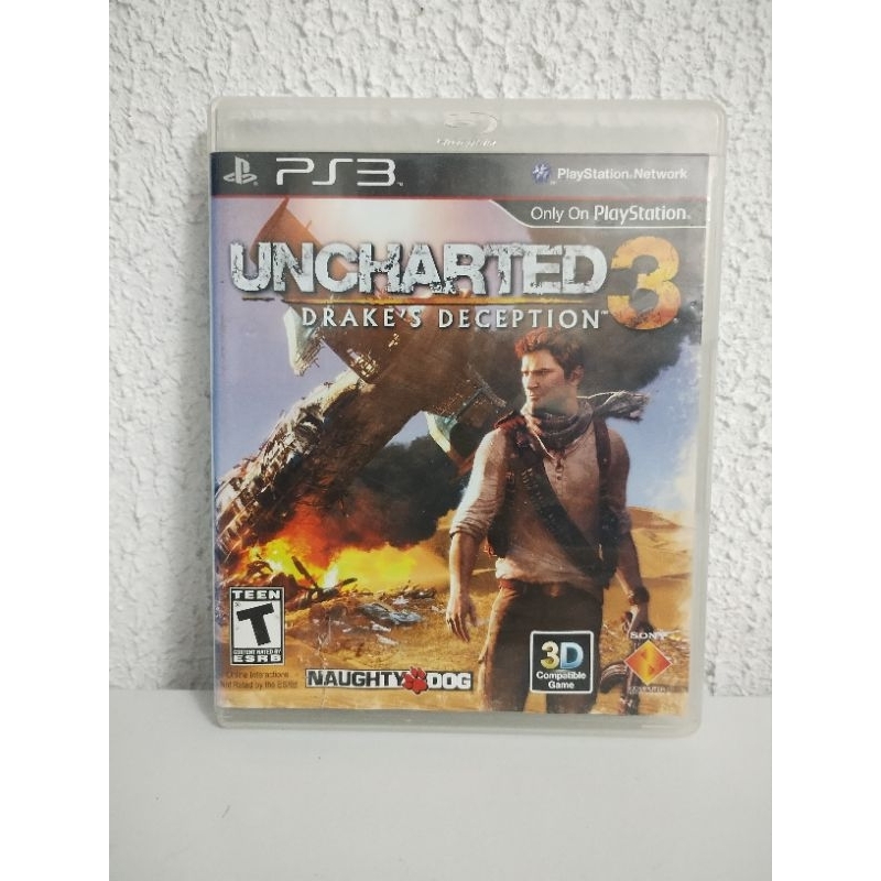 Uncharted 3 PT BR PS3 mídia física Impecável | Shopee Brasil