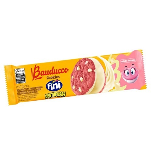 Biscoito Cookies Dentadura Fini Bauduco 96g | Shopee Brasil