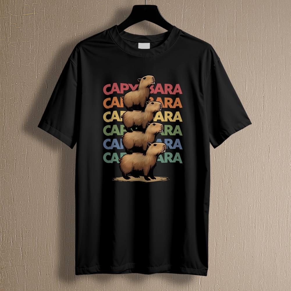 Camisa Camiseta Capivara Capybara Pilha Estampa Meme REF 2246 Home ...