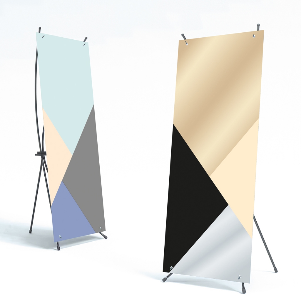 Porta Banner X 60x160cm Estrutura Ajustável Suporte P/ Festa | Shopee Brasil