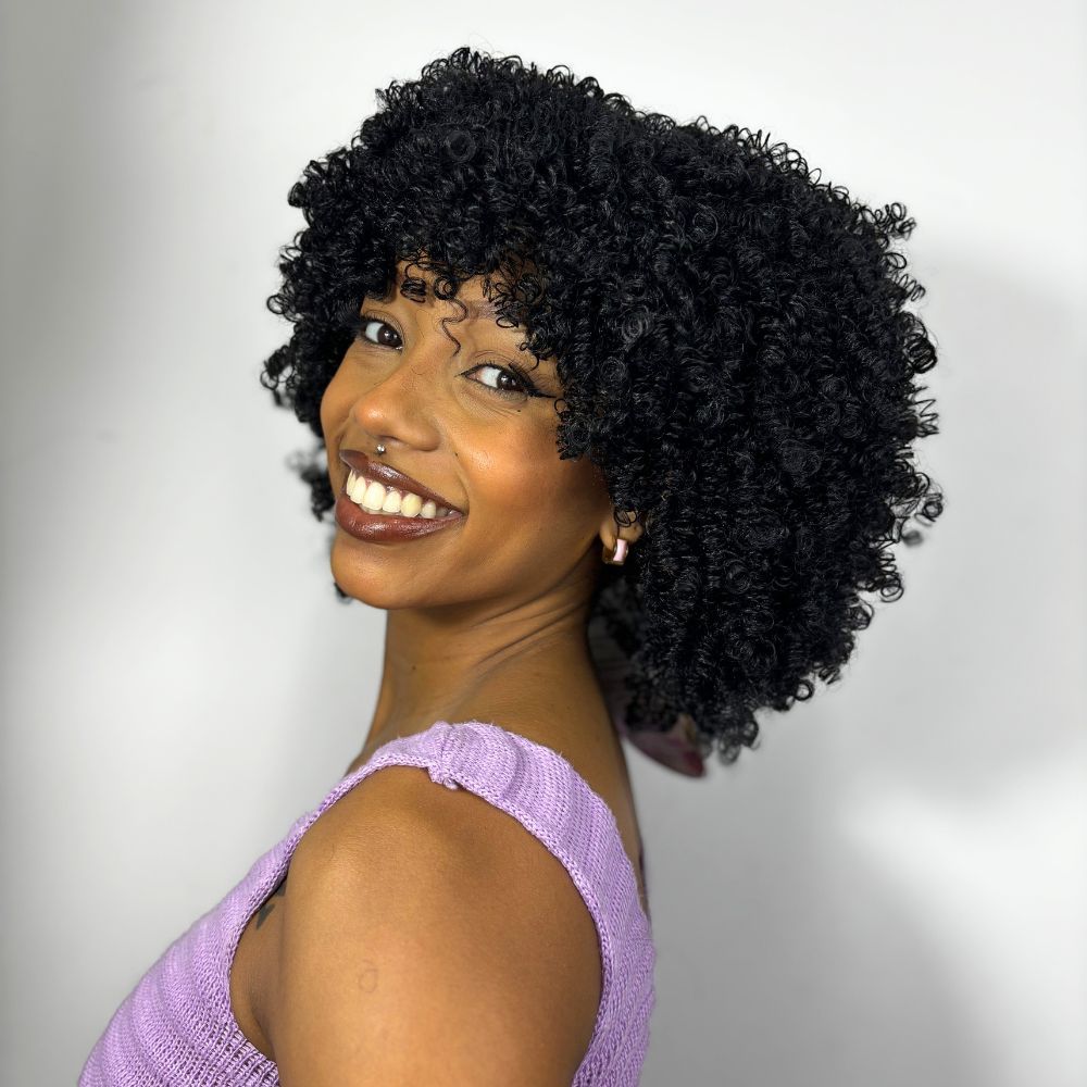 Cabelo Cacheado Peruca Wig Fummi Fashion Line Cacheada Aspecto Humano ...