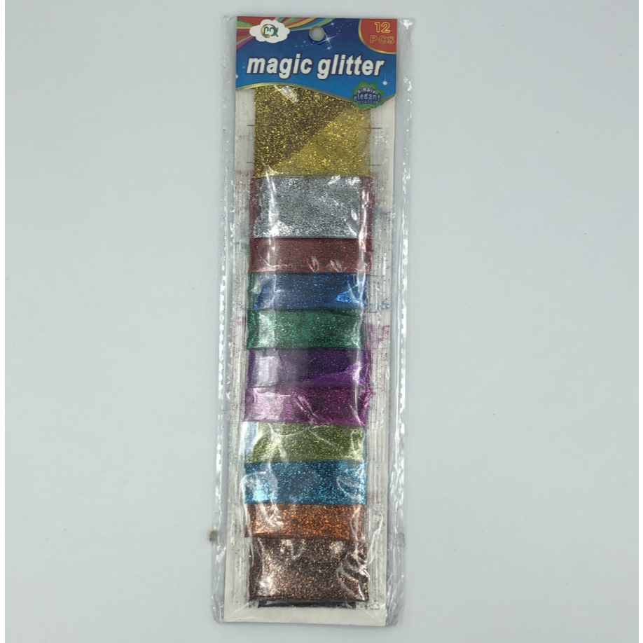 Glitter Magic Cartela com 12 und cores variadas | Shopee Brasil