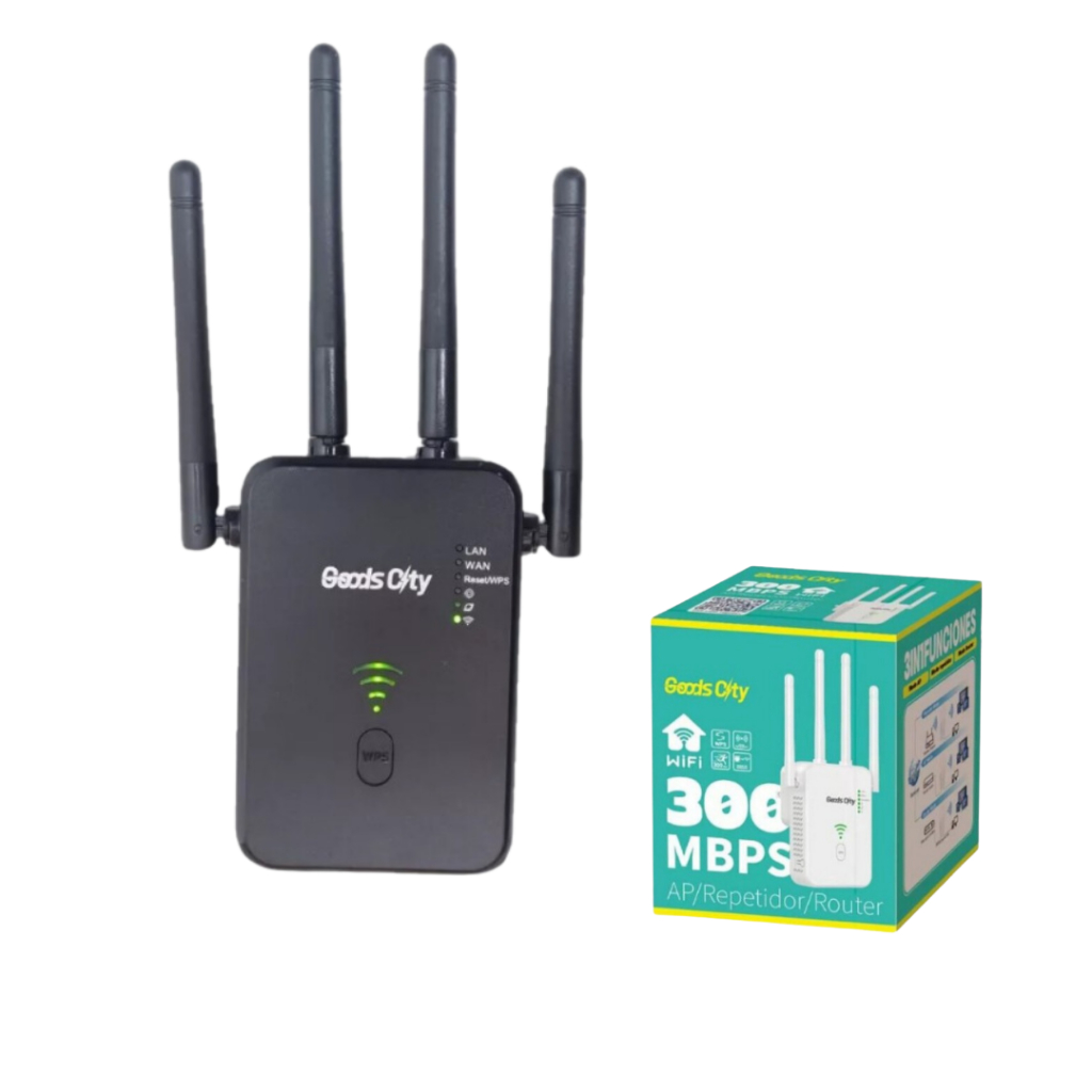 Repetidor e Roteador Wifi 4 Antenas Amplificador De Sinal | Shopee Brasil