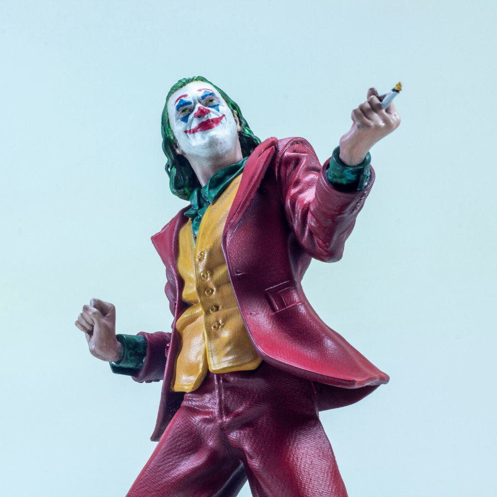 Figure Coringa Joker Joaquin Phoenix em Resina Pintura Artesanal Alta ...