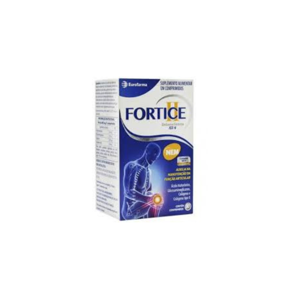 Fortice Colágeno Tipo II Suplemento Alimentar com 30 comprimidos | Shopee Brasil