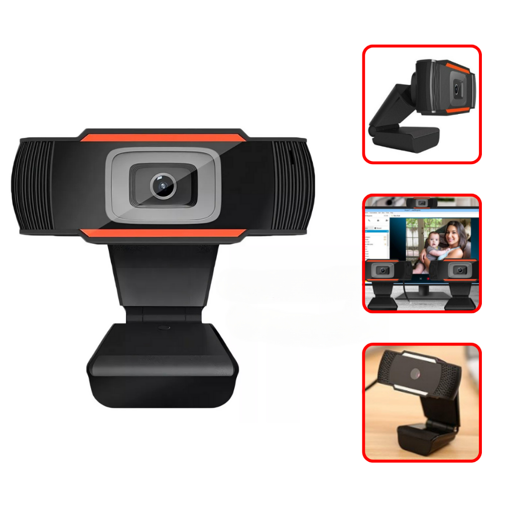 Webcam Full HD 1080P Visão 360 Com Microfone Integrado (Compatível Com ...