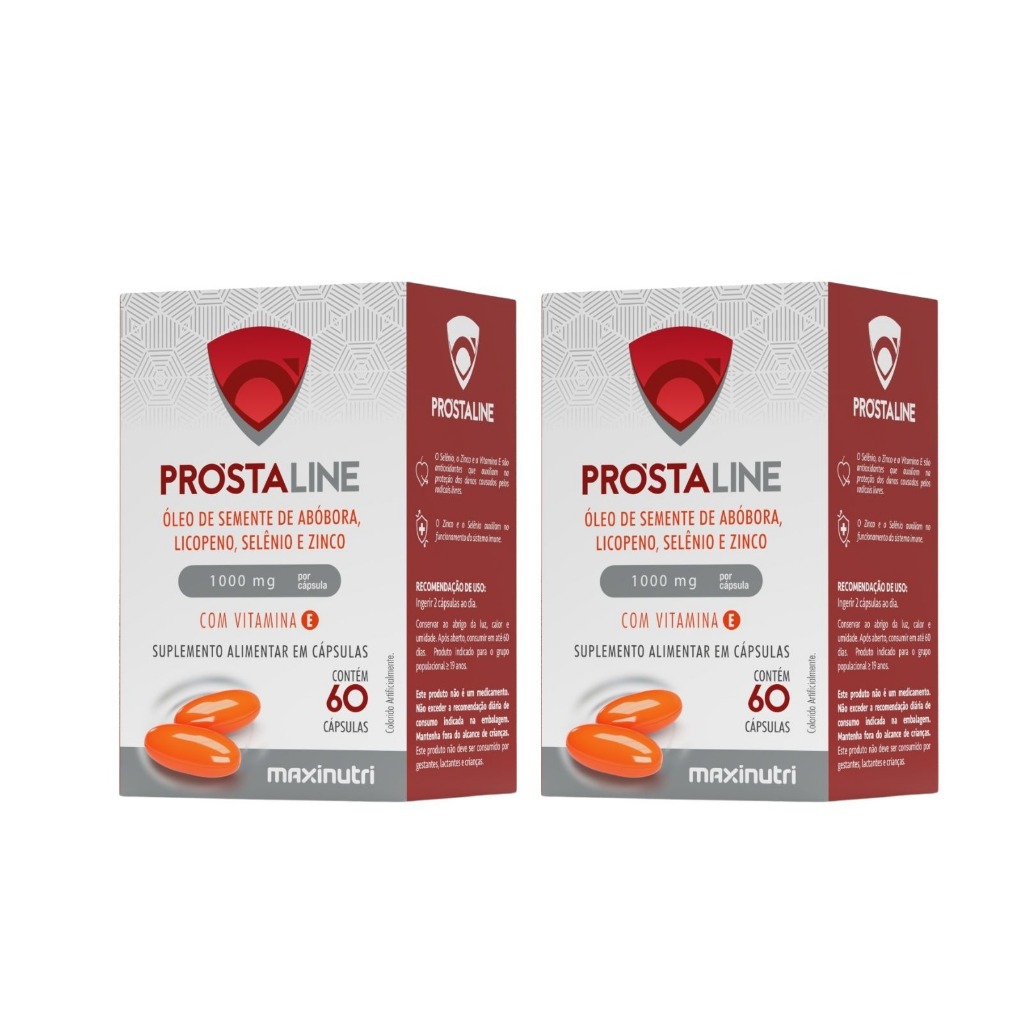 Combo com 2 Prostaline (Óleo de Semente de Abóbora com Vitaminas ...