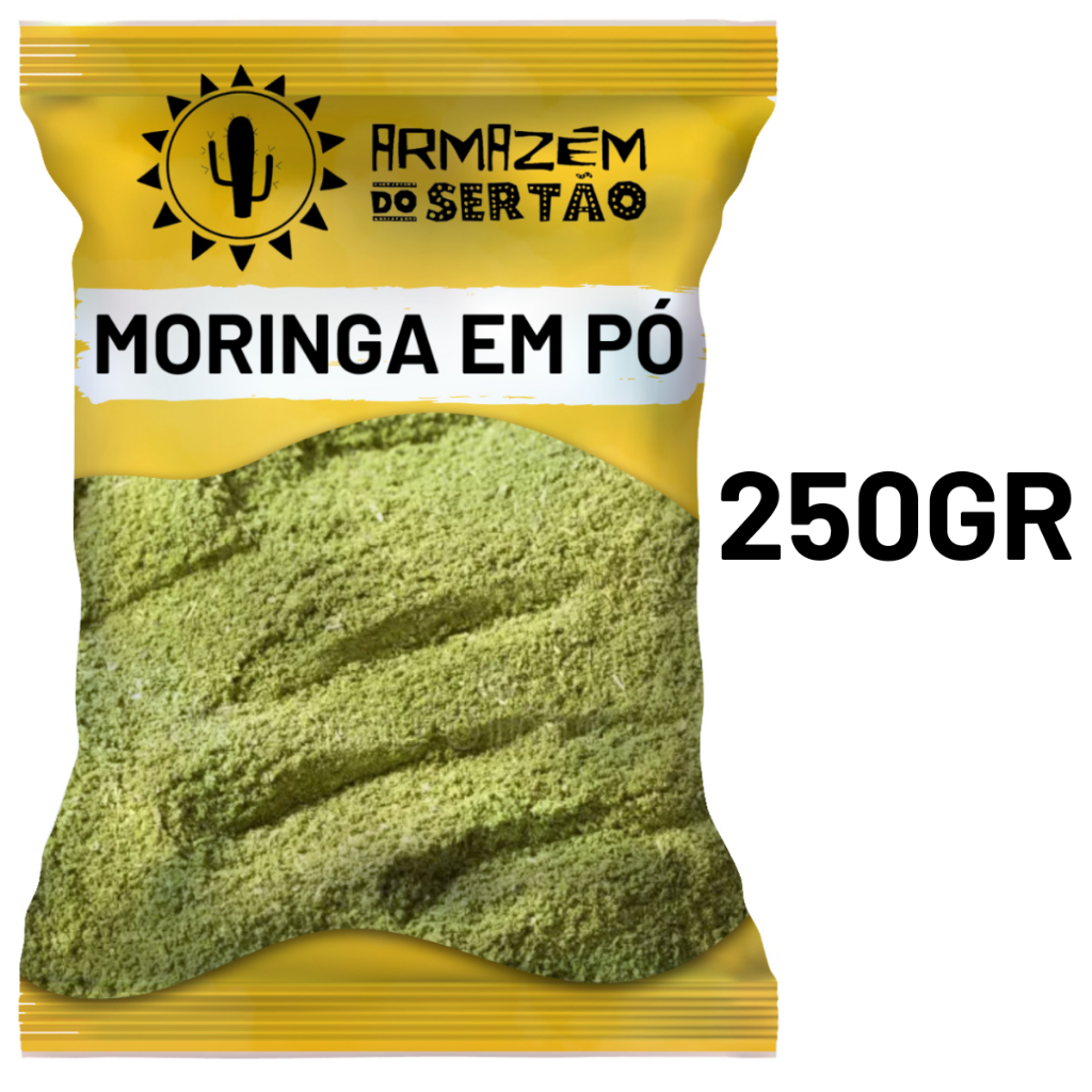 Chá De Moringa Em Pó 100% pura 250GR | Shopee Brasil