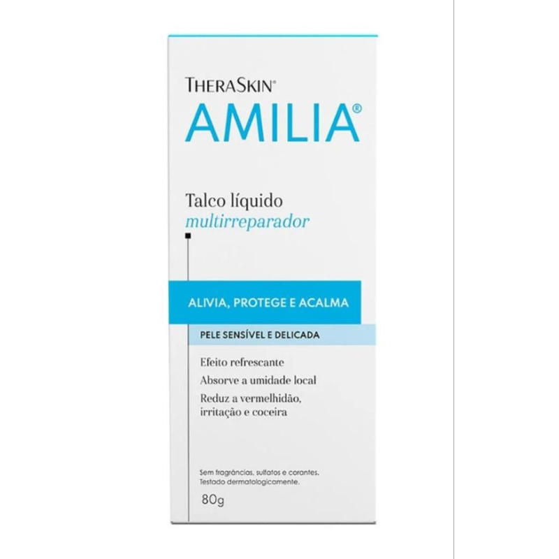 Talco Líquido Amilia Theraskin 80g | Shopee Brasil