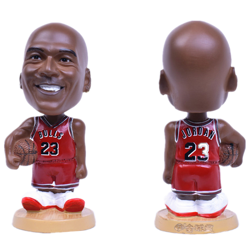 Boneco Michael Jordan Resina 10cm Bobblehead Chicago Bulls Basquete ...