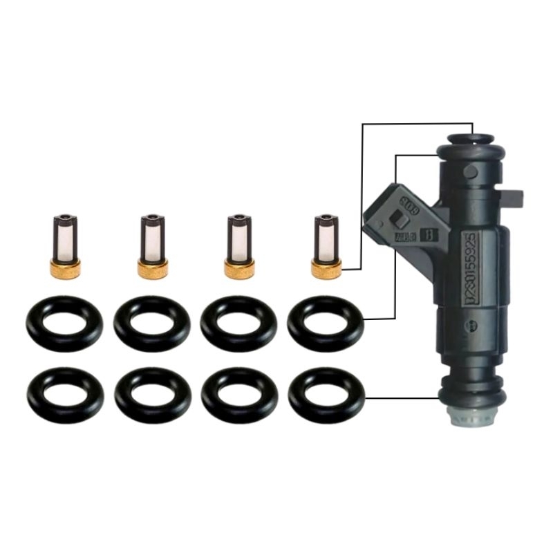 Kit Reparo Bico Injetor Fiesta Courier Ka 1.6i Gasolina 0280155925 ...