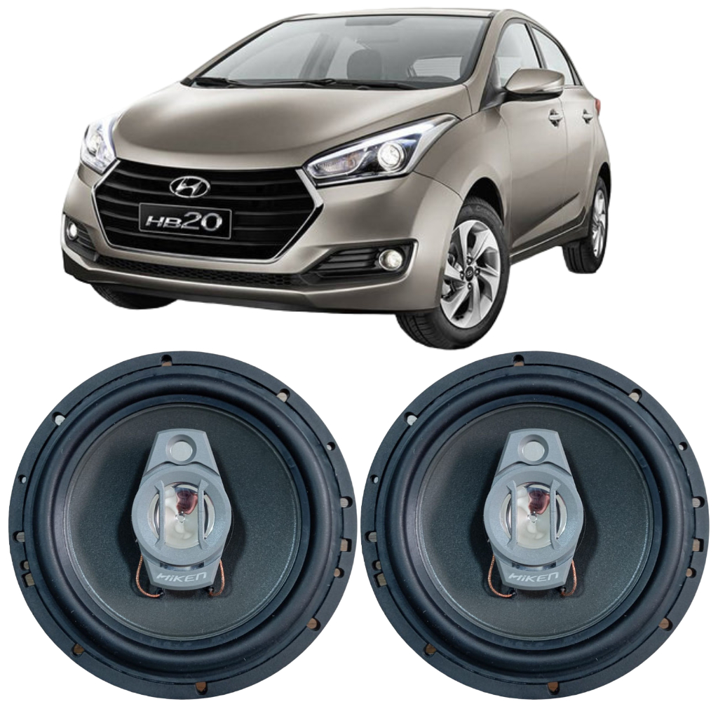 Par Alto Falante hn 6 Polegadas 130w rms 4 Ohms hiken Som Hyundai Hb20 ...