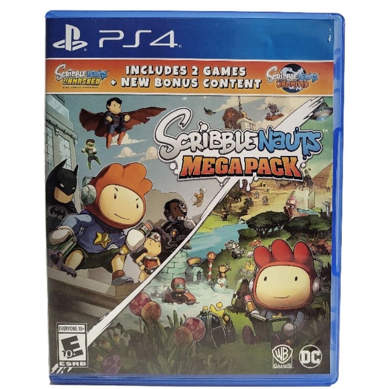 Bundle Jogo Scribblenauts Mega Pack Ps4 - Game Mídia Física - Jogo Raro Original Seminovo ...