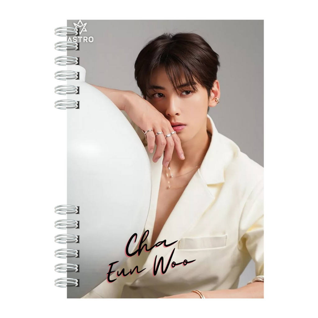 CADERNO A5 CHA EUN WOO (Lee Dong-min) KPOP | Shopee Brasil