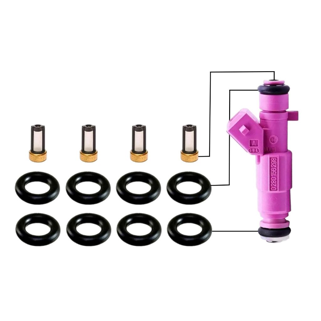 Kit Reparo Bico Injetor Corsa Celta 1.0 8v Flex 2005 á 2008 0280156298 ...