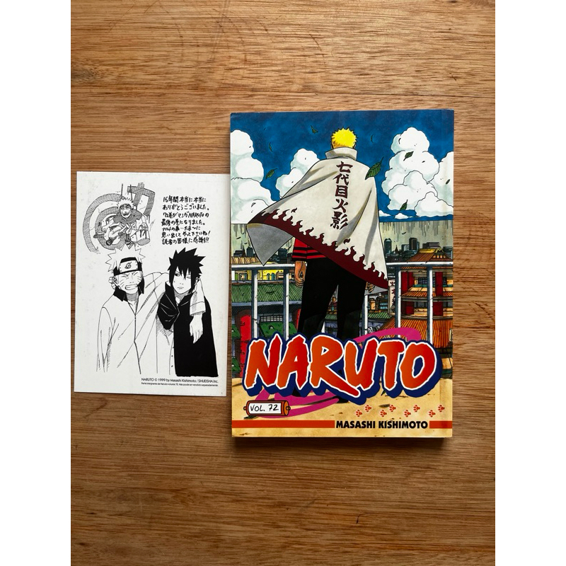 Naruto mangá clássico volume 72 / primeira versão (com o postal ...